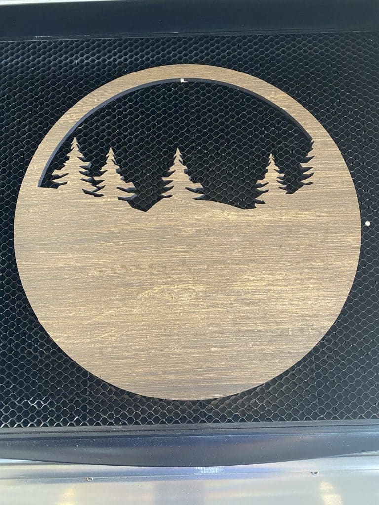 Glowforge Project Tutorial: Custom Front Door Sign - MyPlaceIsHome.com